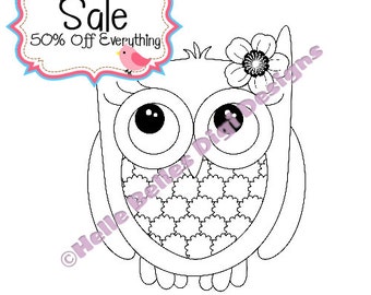 Popular items for owl digi on Etsy