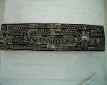 LOADS of LETTERPRESS TIN Square Keepsake Gift by LetterpressEtc