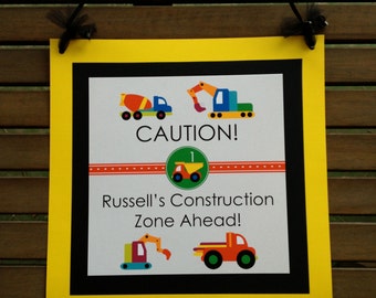 Items similar to Construction Theme, Dump Truck First Birthday ...