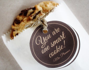 Smart Cookie Gift Tags New School Year Teacher Gift DIY