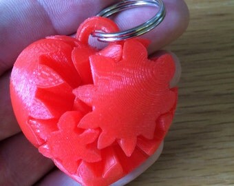 Popular items for 3d printed heart on Etsy