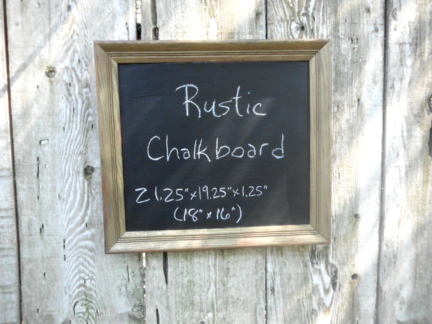 Rustic Wedding Chalkboard Vintage Wood Frame Blackboard