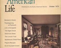 Unique early american life related items | Etsy