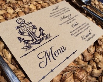 Popular items for nautical menu on Etsy