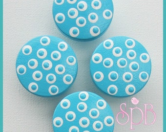Popular items for polka dot knobs on Etsy