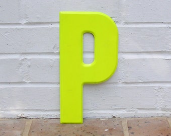 Popular items for metal letter p on Etsy