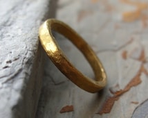 Popular items for rustic gold rings on Etsy