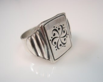 Cross Of Lorraine Magnum PI Team Ring Sterling by silver999