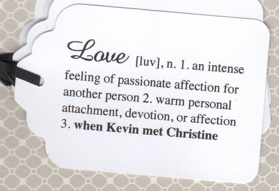 100 Elegant Personalized Wedding Tags Love by luvs2create2 on Etsy