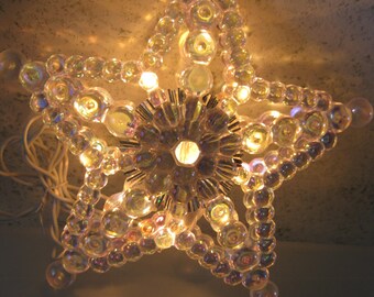 Retro Lighted Bubble Christmas Tree Topper