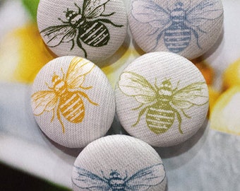 Popular items for bee buttons on Etsy