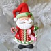 Handcrafted Polymer Clay Santa Claus Ornament