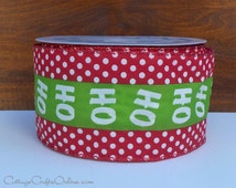 Popular items for Ho Ho Ho Ribbon on Etsy