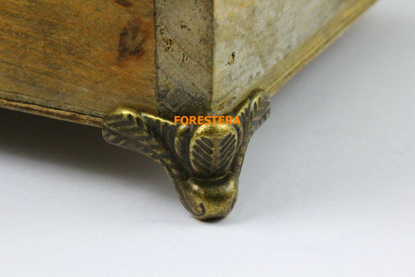4Pcs Antique Brass Jewelry Box Feet Animal Box Leg 29X17mm