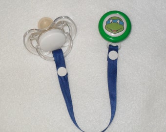 Ninja Turtles Leonardo Pacifier Clip