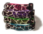 Personalized pet collars leashes and other by FuzzyPawCreations