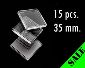 Square glass domes | Etsy