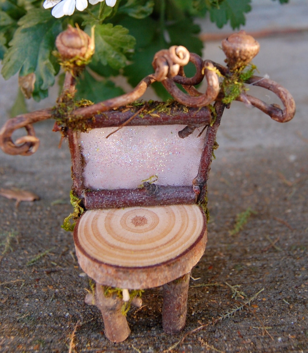 Fairy Chair by FaeryGrrlGardens on Etsy
