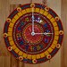 Fiesta Round Mosaic Clock