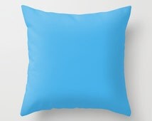 Popular items for bright blue pillow on Etsy