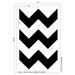Chevron Wall Stencil Reusable