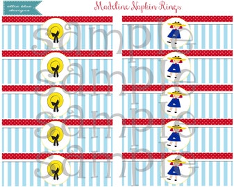 Printable Madeline Birthday Invitation