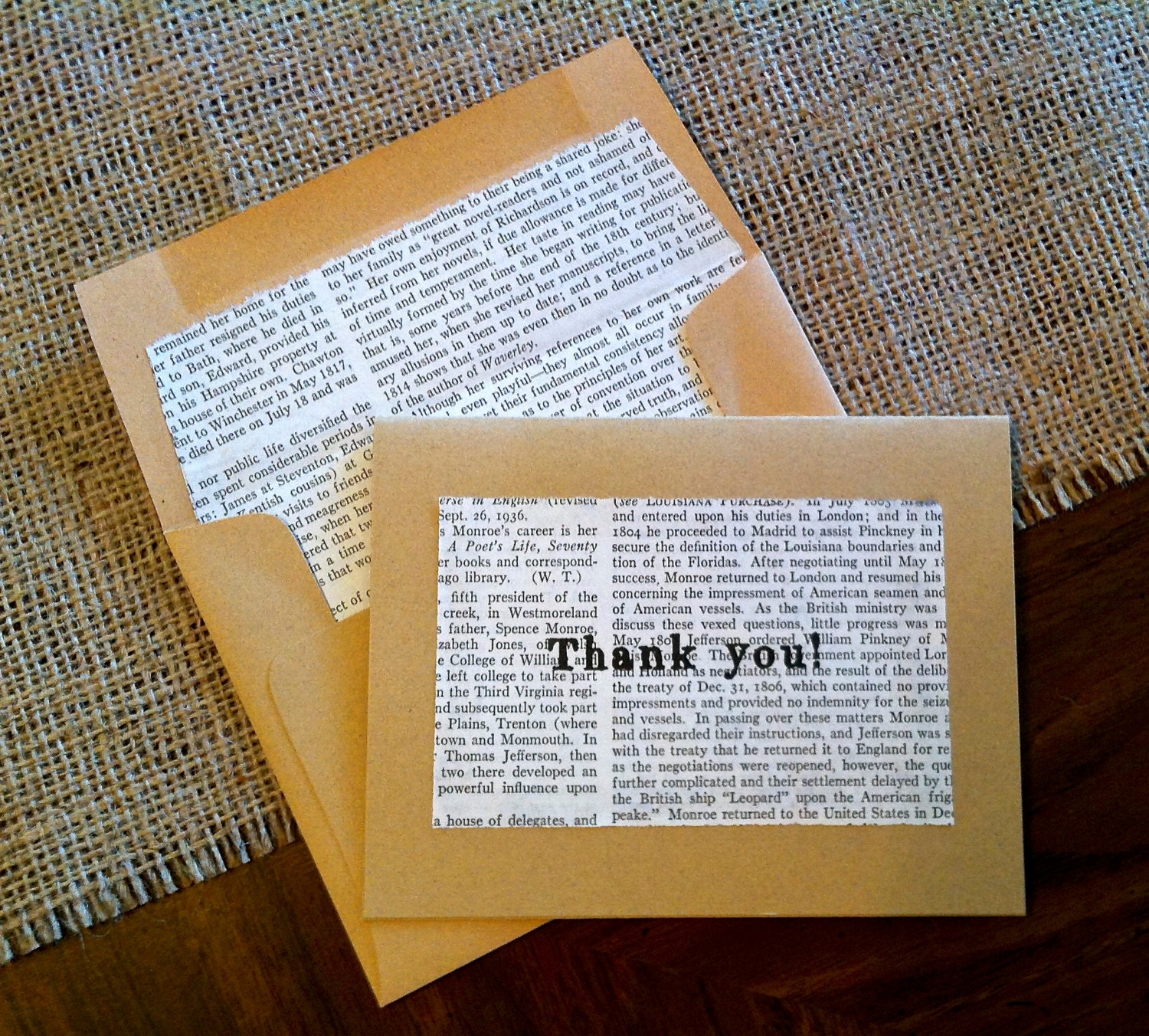 Encyclopedia Upcycled Vintage Book Page by theBirdandtheBeard