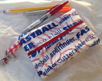Baseball pencil case | Etsy