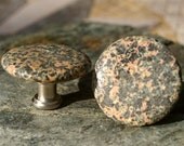 Handcrafted Stone Knobs Cabinet Pulls and by KnuckleheadKnobs