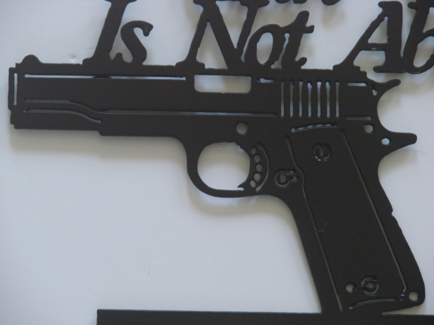 Gun Control 16 Gauge Metal 2nd Amendment by Metalheadartdesign