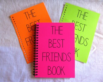 Best Friend Contract 5 x 7 journal by JournalingJane on Etsy