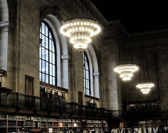 Library wall art | Etsy