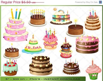 Popular items for cake clipart on Etsy