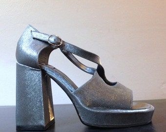 Popular items for silver platforms on Etsy