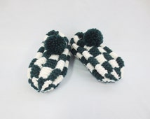 Popular items for checkerboard slipper on Etsy