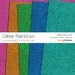 Glitter Rainbow Digital Scrapbook Paper 9x9 by pickychicken