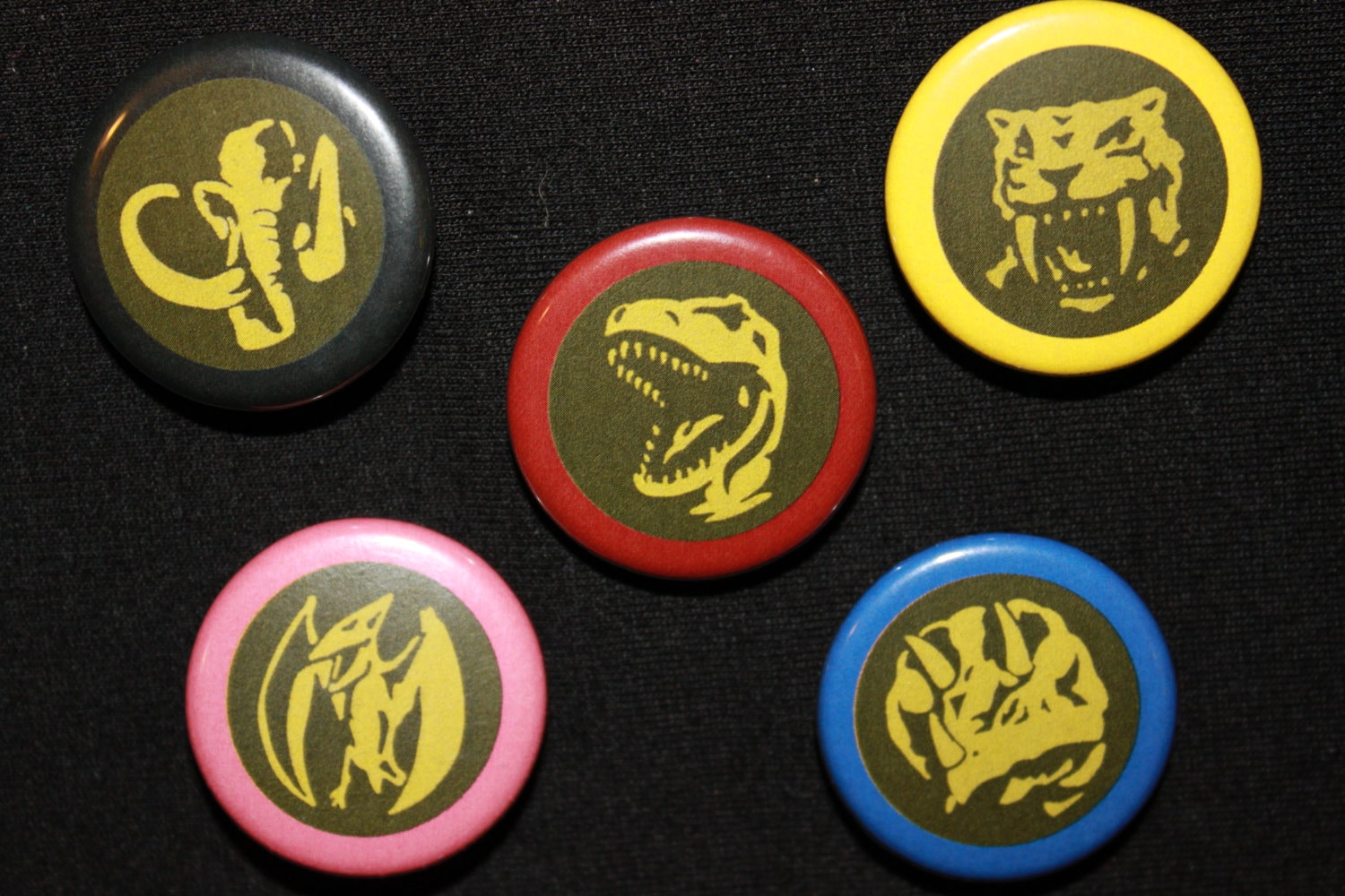 Mighty Morphin Power Rangers Power Coin 5 Set 1.25