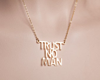 Popular items for trust no man on Etsy
