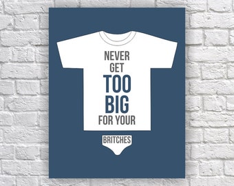 Funny Humorous Humor Print Art 5x7, 8x10, 11x14 Pop Art Typography ...