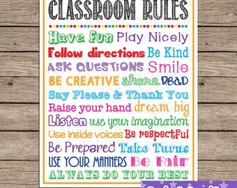 When You Enter This Classroom Rules Teacher Appreciation Sign