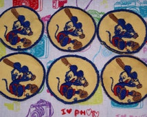 Popular items for mickey at bat on Etsy