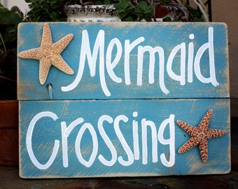 Mermaid crossing | Etsy