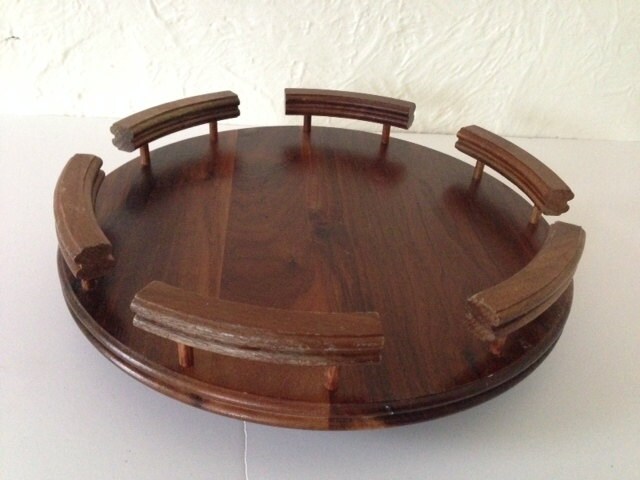 Vintage all wood Lazy Susan, Sale, sturdy solid wood – Haute Juice