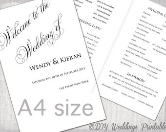 Wedding Invitation Templates Printable by diyweddingsprintable