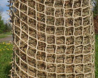 Slow Feed Hay Net 1-3/4 HEAVY DUTY Woven material.