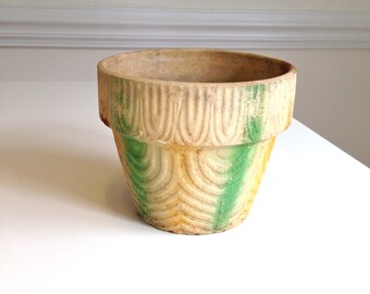 Unglazed clay pot | Etsy