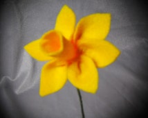 Unique felt daffodils related items | Etsy