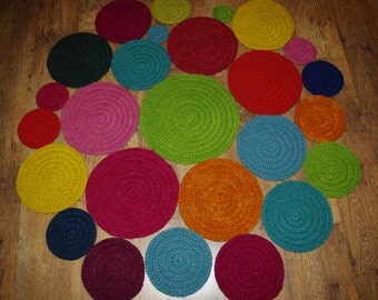 Popular items for crochet rug on Etsy