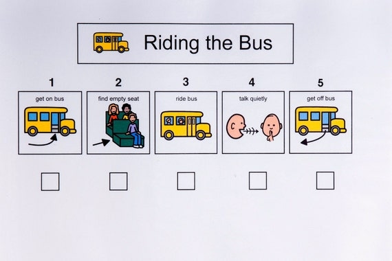 Riding the Bus to School Sequence Sheet