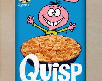 Quisp retro Cereal magnet